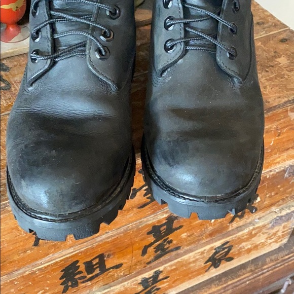 Timberland | Shoes | Black Leather Timberland Boots | Poshmark